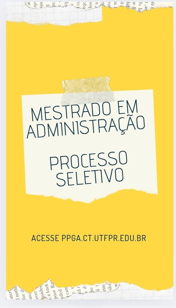 Abertas as inscrições para a turma 2026 do Mestrado em Administração ...