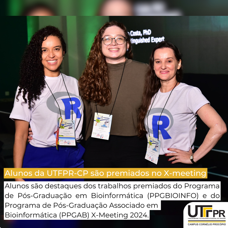 Alunos da UTFPR-CP são premiados no X-meeting