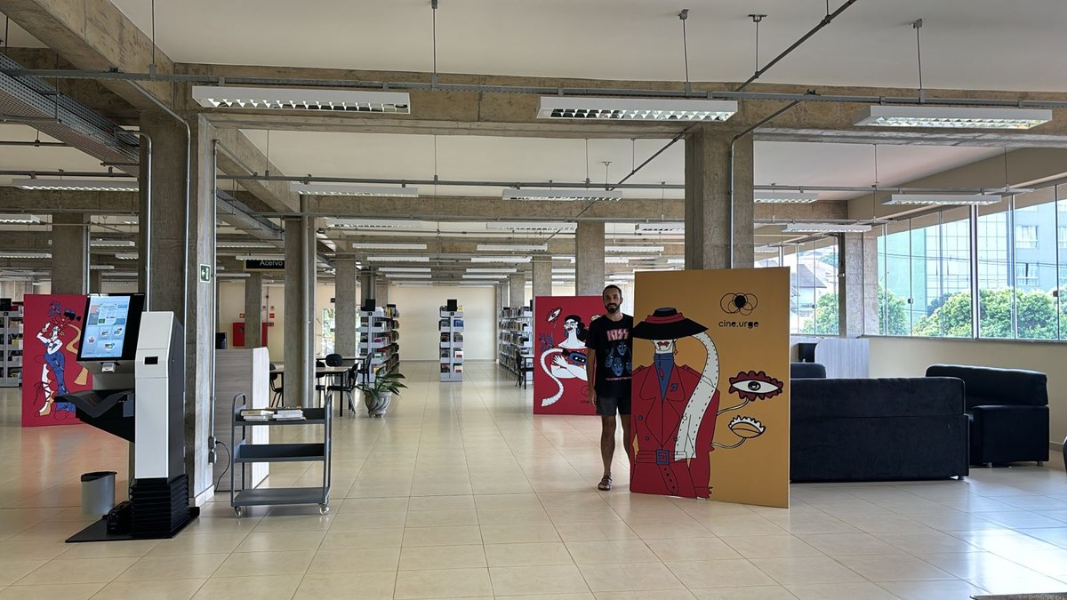 Biblioteca do Campus recebe exposição de arte com as telas do artista ...